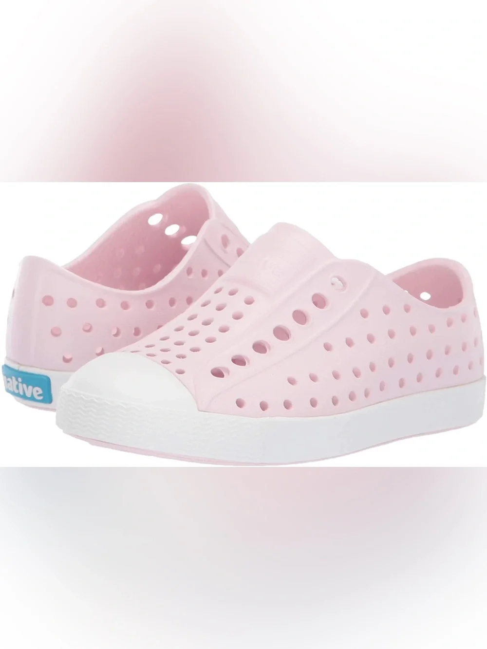 Native | Shoes | Native Kids Slipon Water Shoe In Pale Pink With White ...